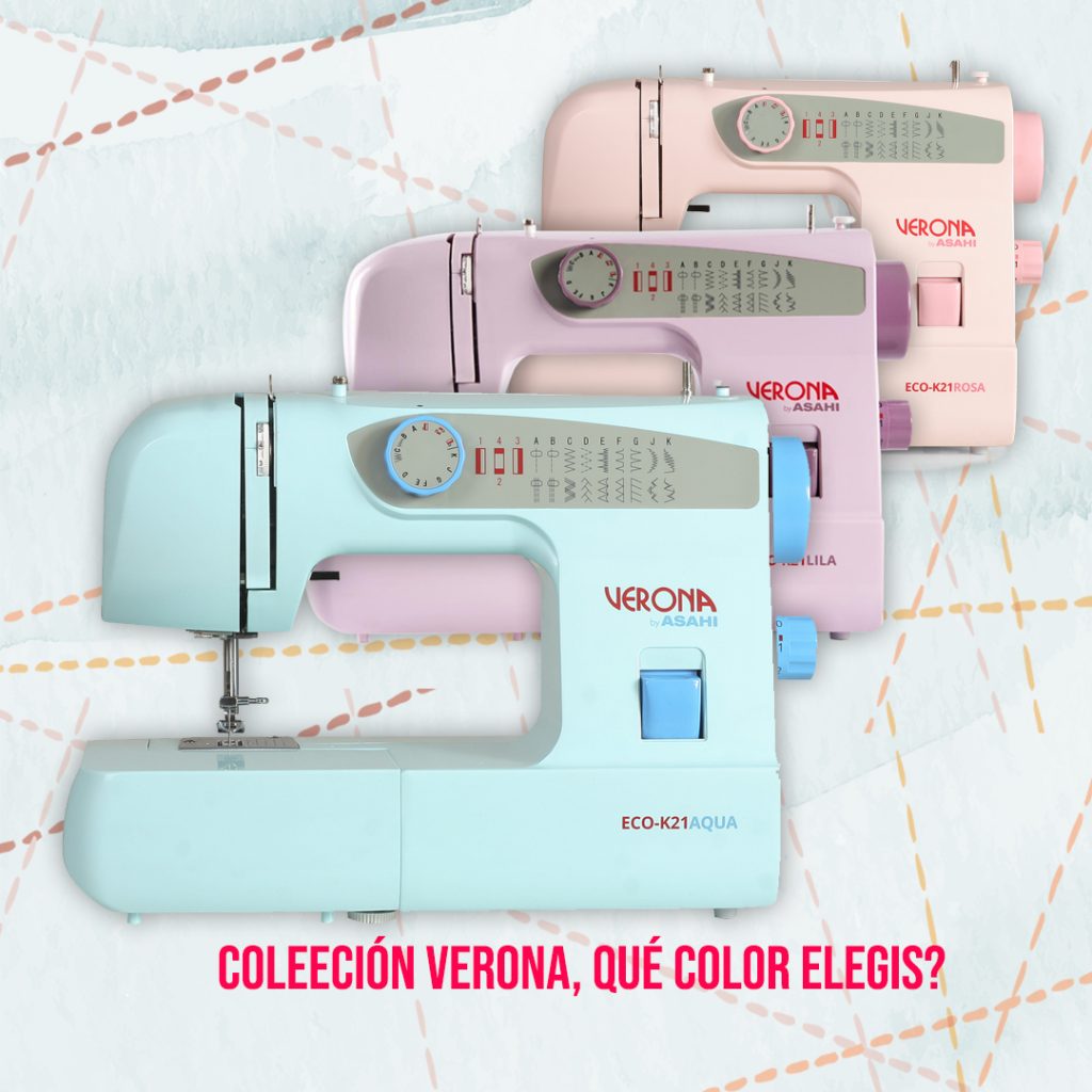 Verona eco-k21 aqua maquina de coser 21 diseños – Santimaría